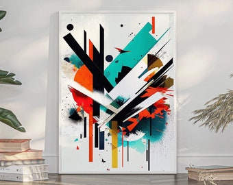 Abstract Printable Art, Digital Download, Abstract Digital Print ...