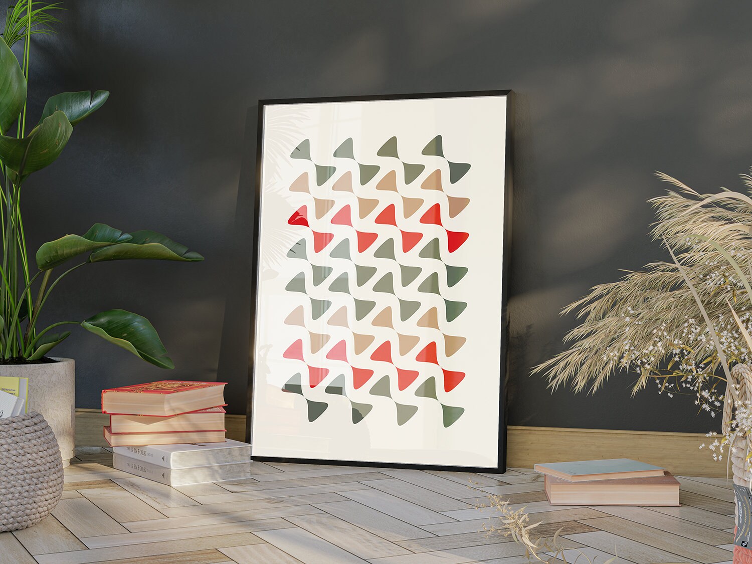 60 Geometric Poster Designs, Printable Art, Scandinavian and Bauhaus ...