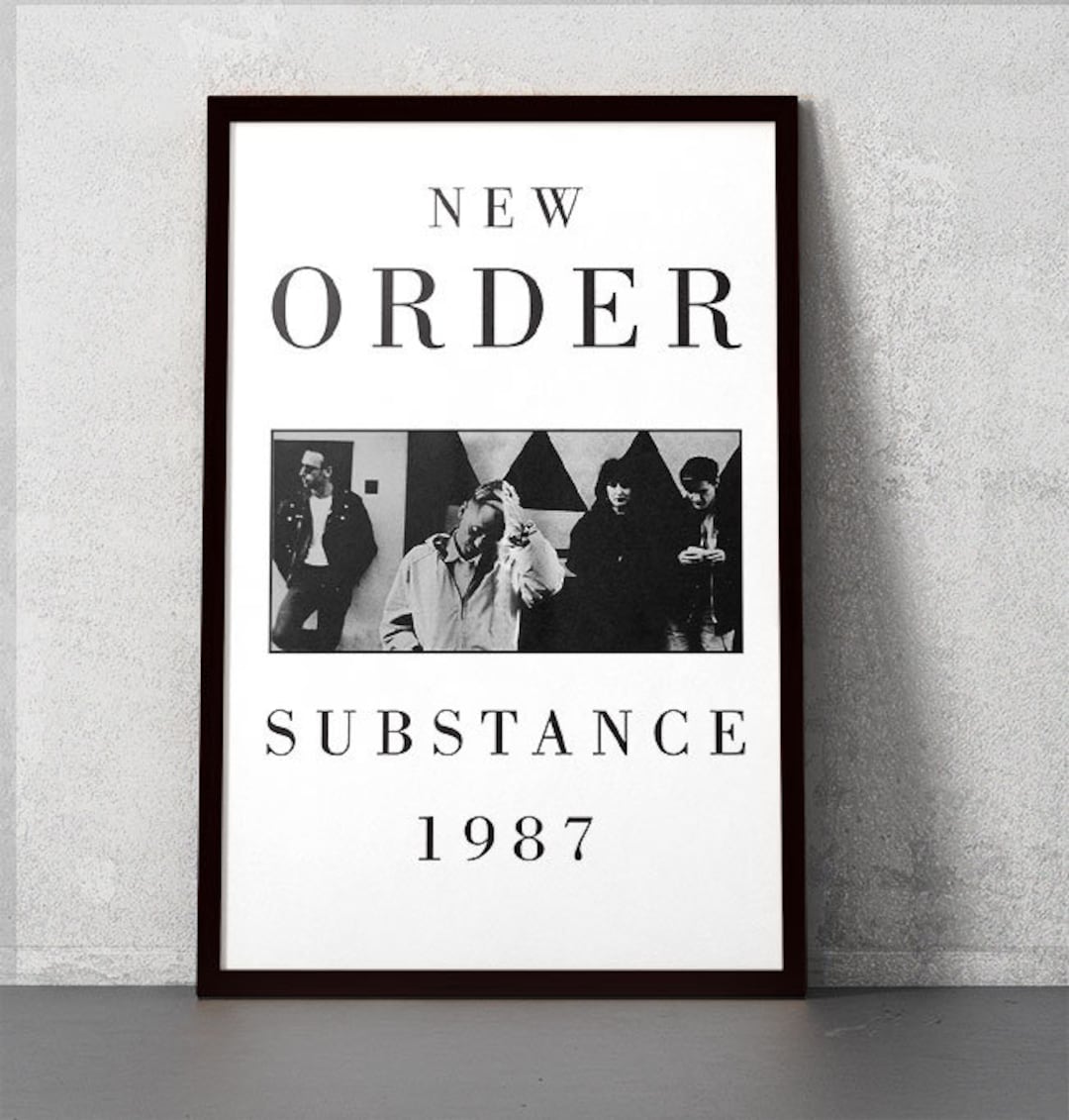 New Order Substance 1987 11x17 Poster Print - Etsy