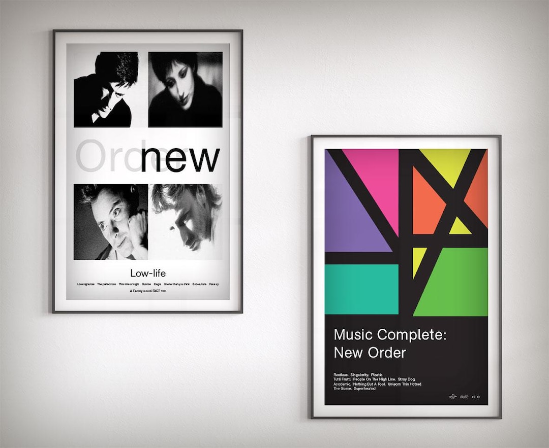 New Order - Low-life / Music Complete - 11x17 Poster Print - Etsy