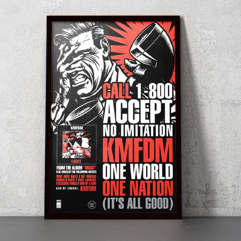 Kmfdm Poster - Etsy