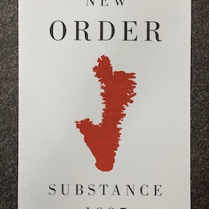 New Order - Substance 1987 - 11x17 Poster Print - Etsy
