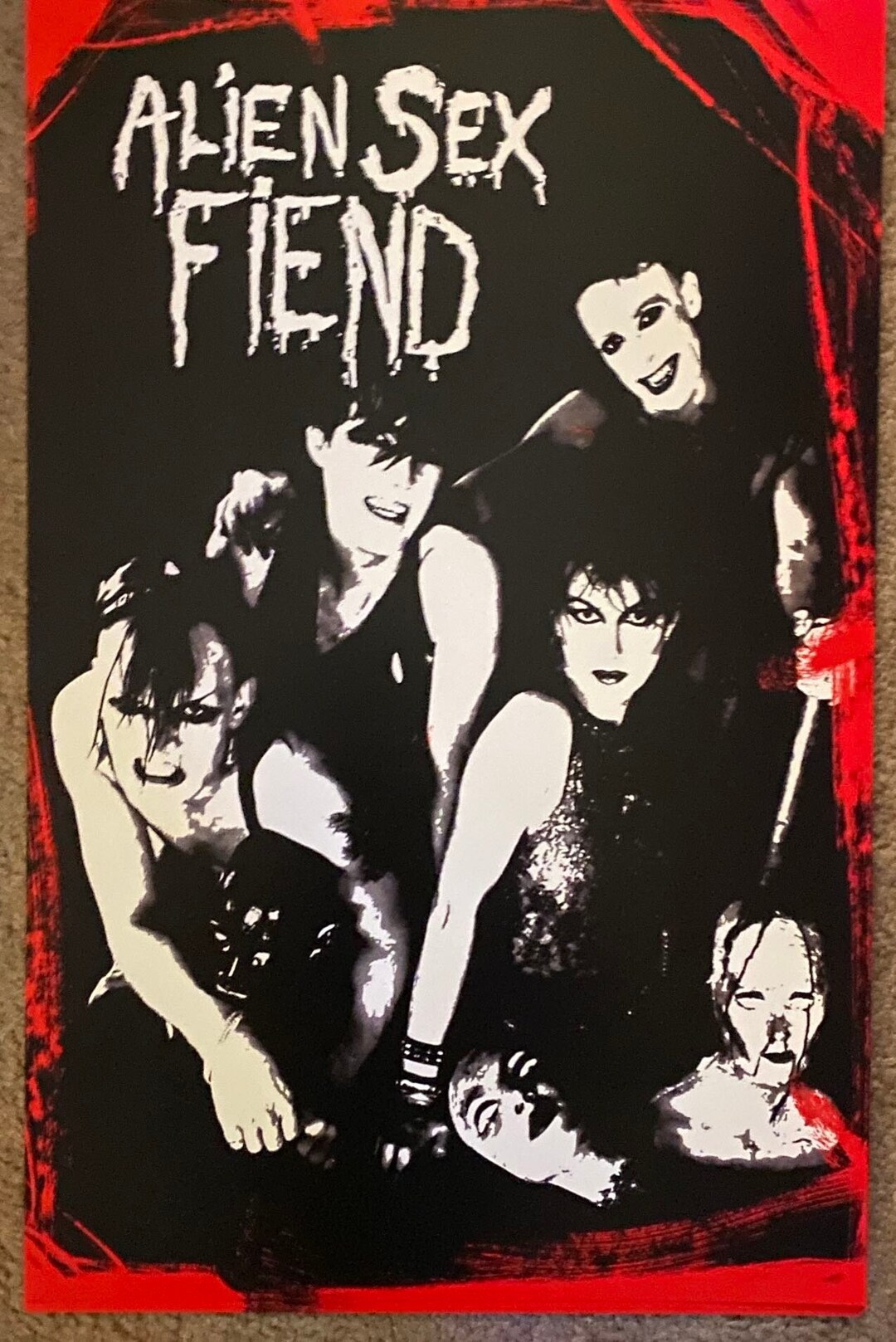 Alien Sex Fiend 11x17 Poster Print Etsy 9547