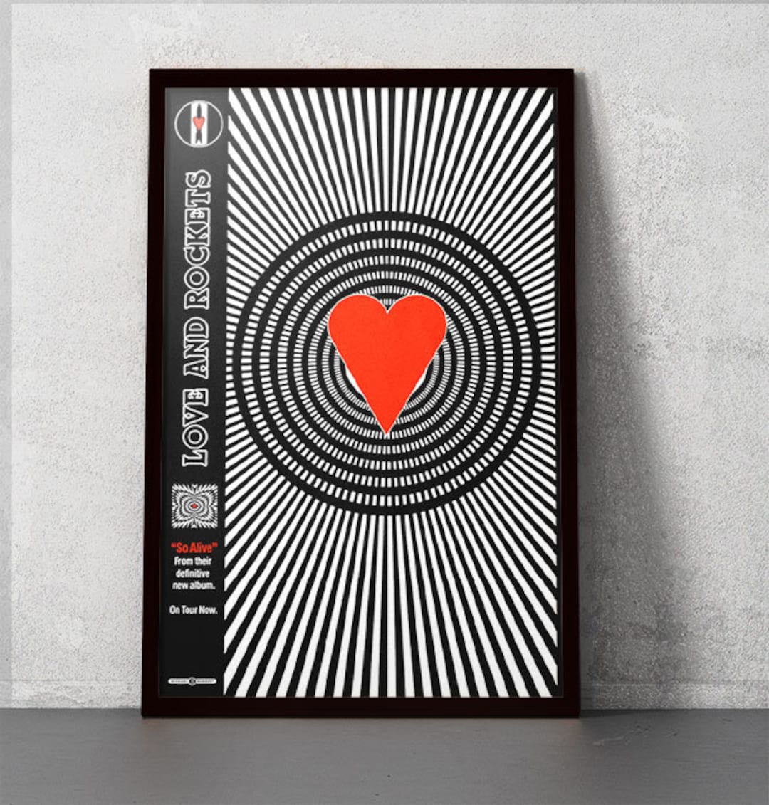 Love and Rockets so Alive 11x17 Poster Print - Etsy