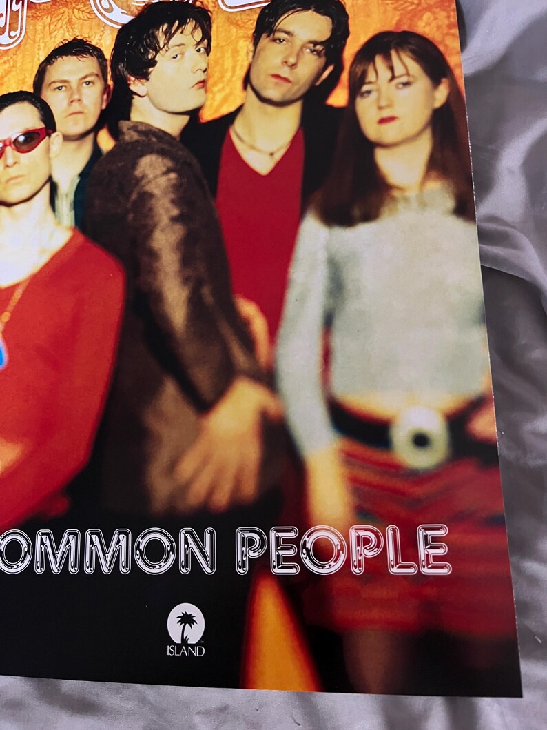 Pulp - Common People - 11x17 Poster Print - Etsy