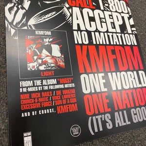 KMFDM - Light - 11x17 Poster Print - Etsy
