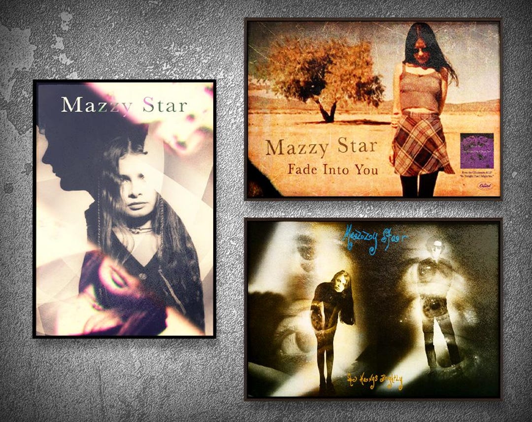 Mazzy Star Fade Into You She Hangs Brightly Prism 11x17 Poster Prints ...