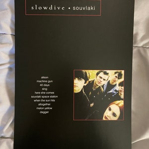 Slowdive - Souvlaki - 11x17 Poster Print - Etsy