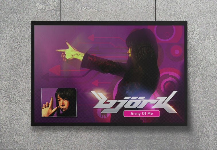 Bjork Debut Poster