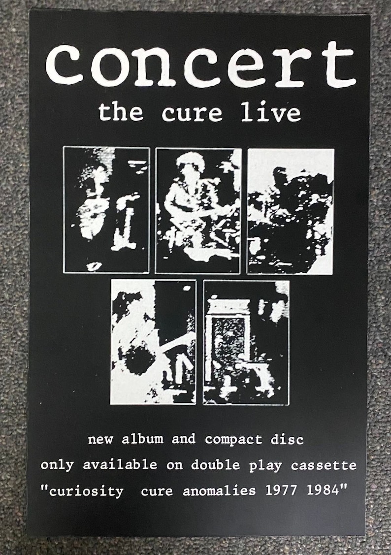 The Cure - Eight Appearances / Concert Live - 11x17 Poster Print - Etsy