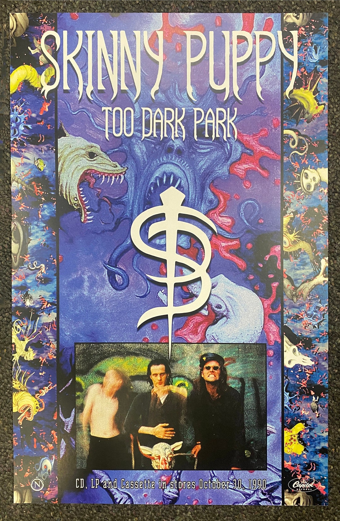Skinny Puppy Too Dark Park 11x17 Poster Print - Etsy