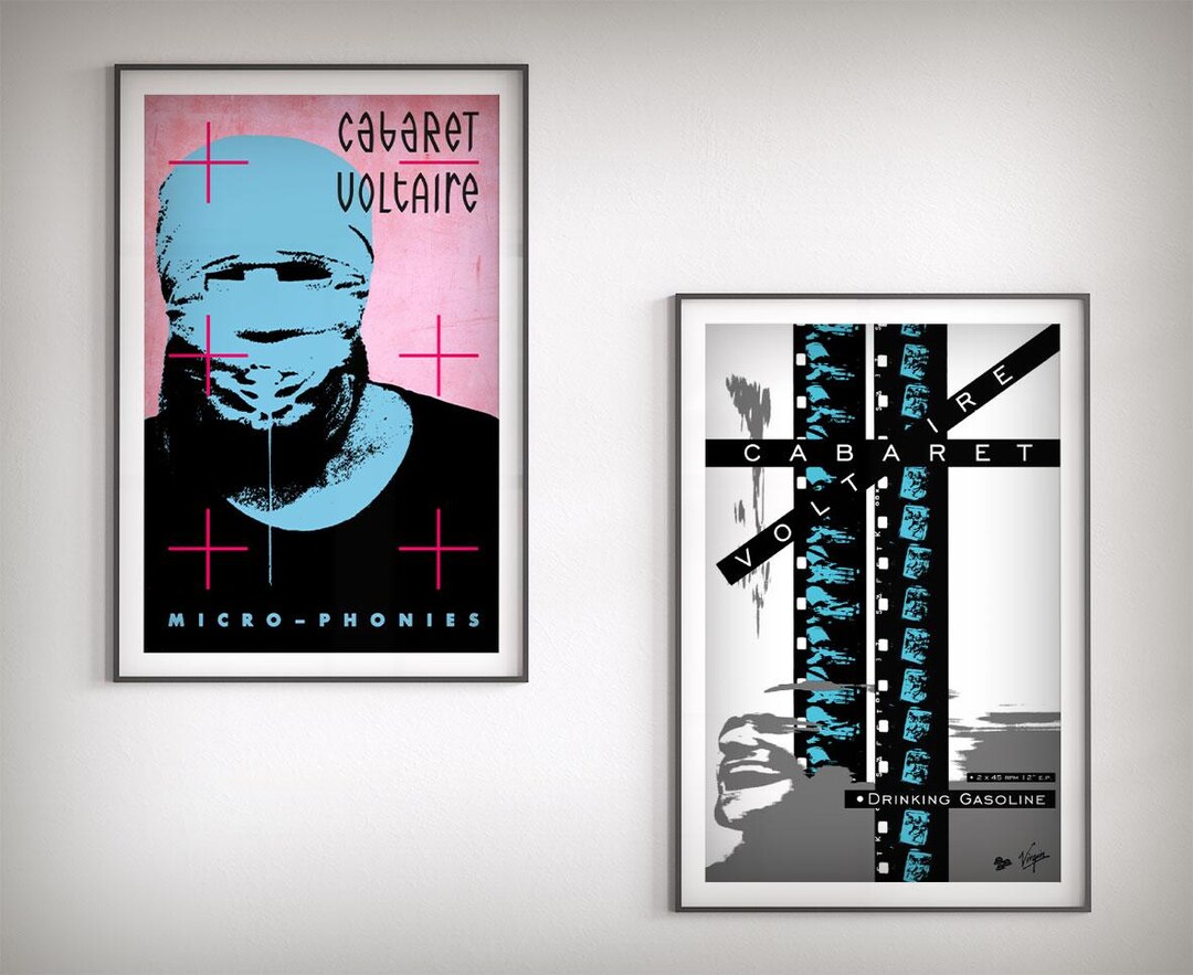 Cabaret Voltaire - Micro-phonies / Drinking Gasoline - Poster Print ...