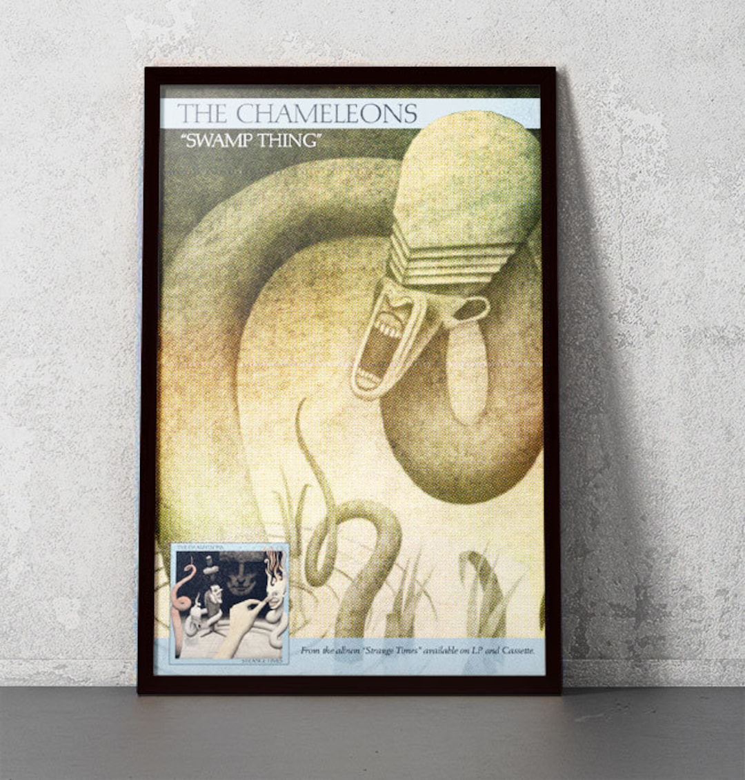 The Chameleons - Swamp Thing - 11x17 Poster Print - Etsy