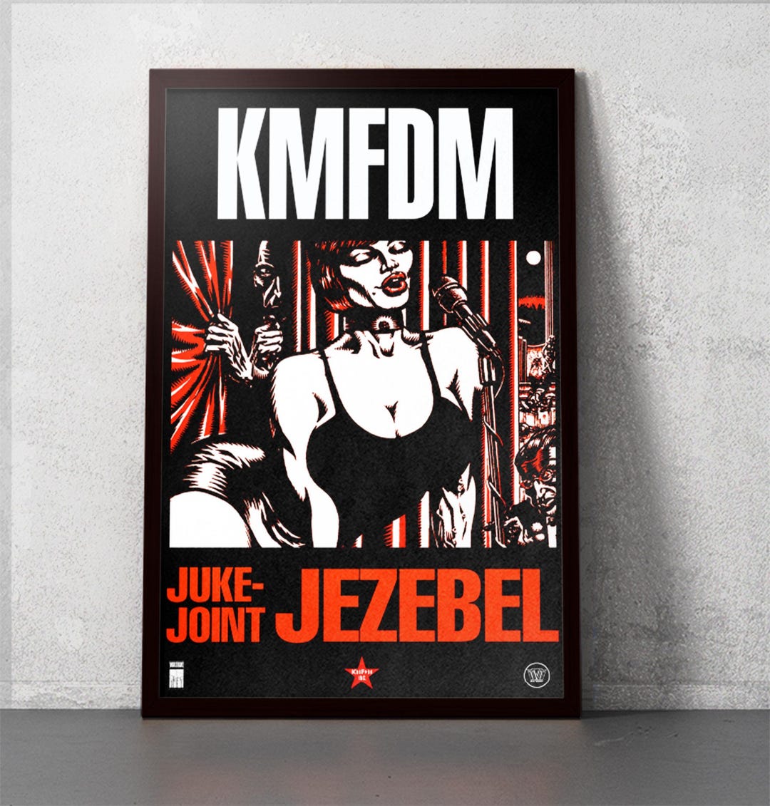 KMFDM - Juke Joint Jezebel - 11x17 Poster Print - Etsy