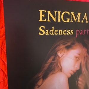 Enigma Sadeness Part I 11x17 Poster Print - Etsy