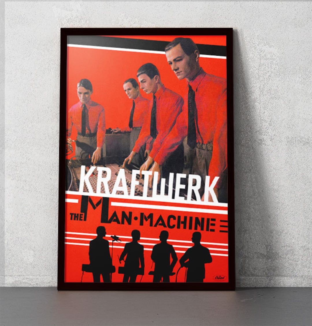 Kraftwerk - the Man Machine - 11x17 Poster Print - Etsy