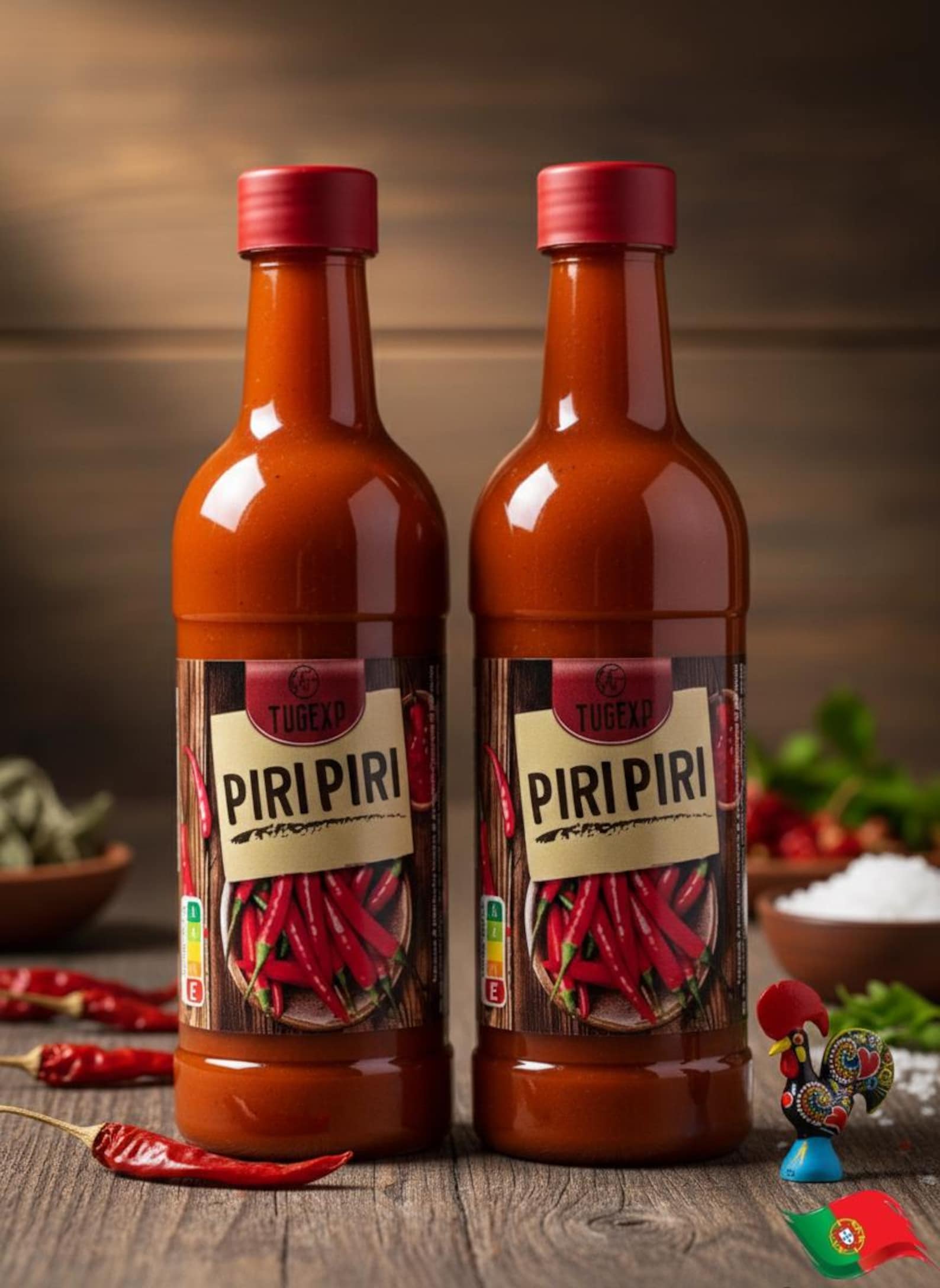 Piri Piri Hot Sauce 2 X 195ml Molho Piri-piri Portuguese Spicy - Etsy