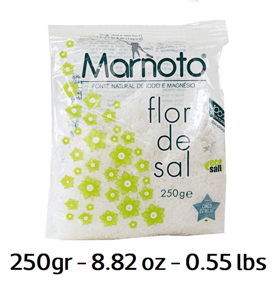 Sea Salt Flower Culinary 250g 8.8 Oz Fleur De Sel Portuguese Algarve ...