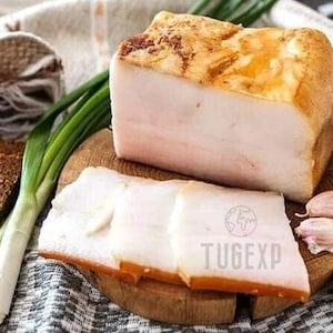 Salted Natural Pork Lard Portugal Salo Black Pig Bacon 600 G - 1.32 Lbs ...