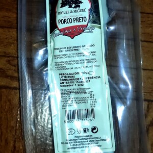 Salted Natural Pork Lard Portugal Salo Black Pig Bacon 600 G - 1.32 Lbs ...