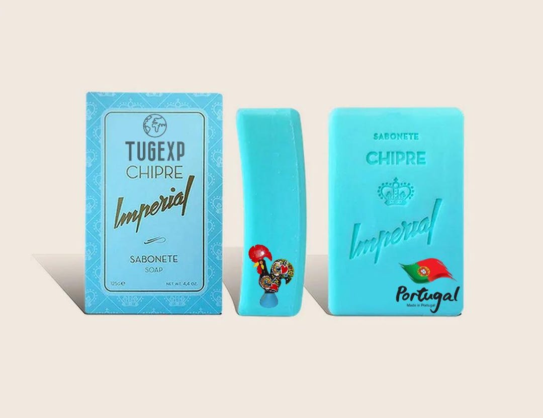 4 X Traditional Vintage Soaps Portugal Chipre Imperial - 125g - 4.4 Oz ...