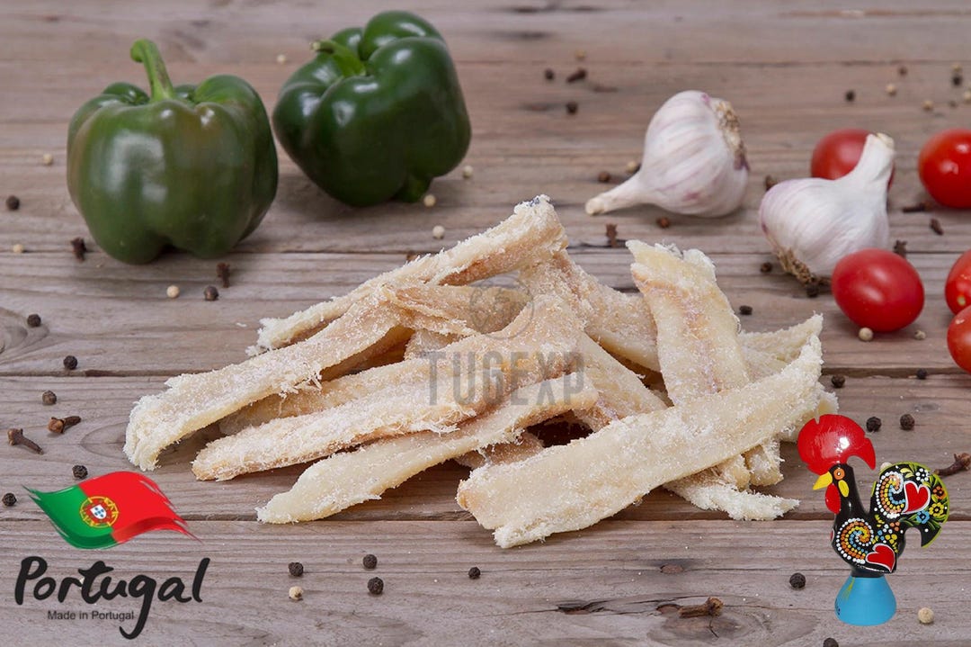 Portugal Shredded Paloco Cod Dried Bacalhau Codfish Salted Dry 400g ...