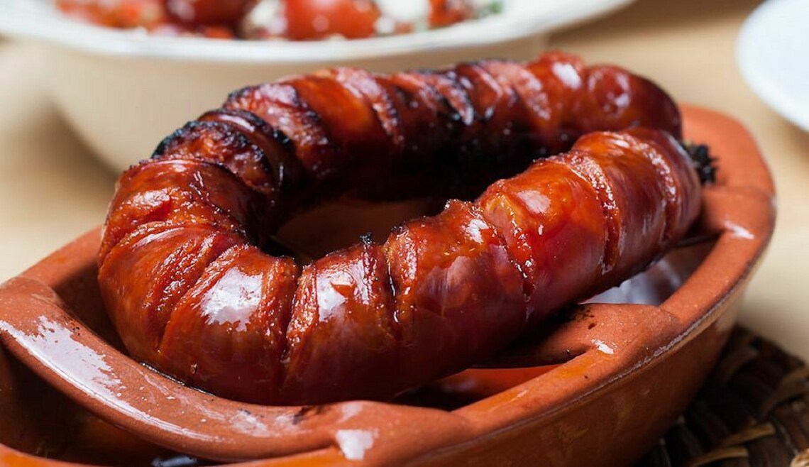 Chorizo Traditional Portuguese Sausage Extra Meat Portugal Tradicional ...