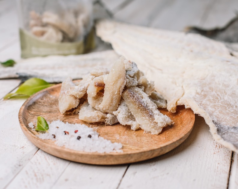 Portugal Shredded Paloco Cod Dried Bacalhau Codfish Salted Dry 400g 14. ...