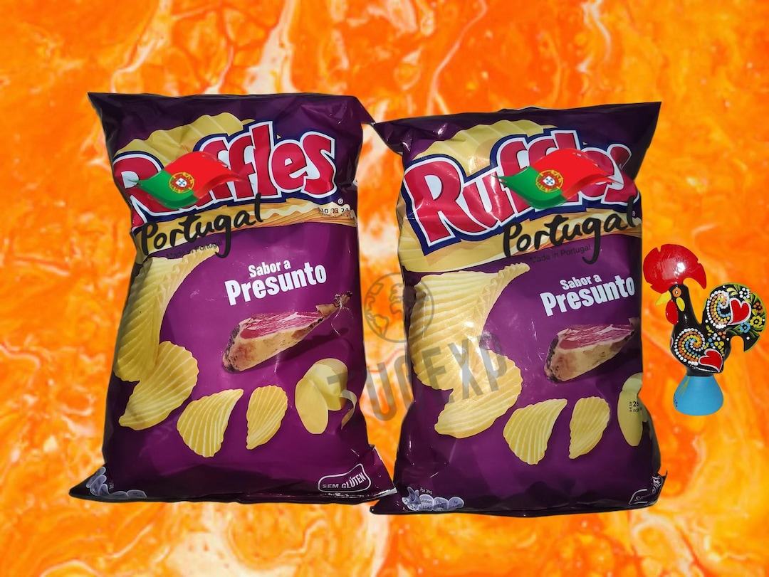 Portugal Ham Chips 2 X 150g Corrugated and Crisp Jamon Potato Snacks - Etsy
