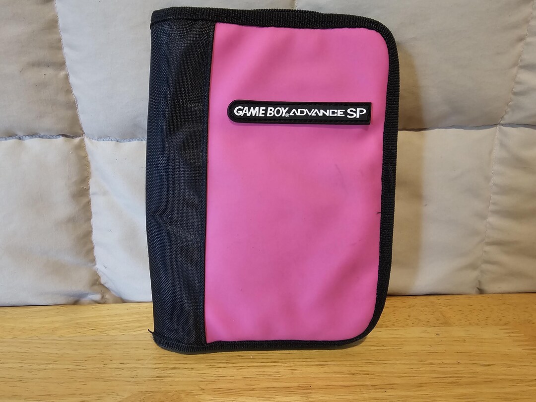 Official Pink/black Game Boy Advance SP Case - Etsy