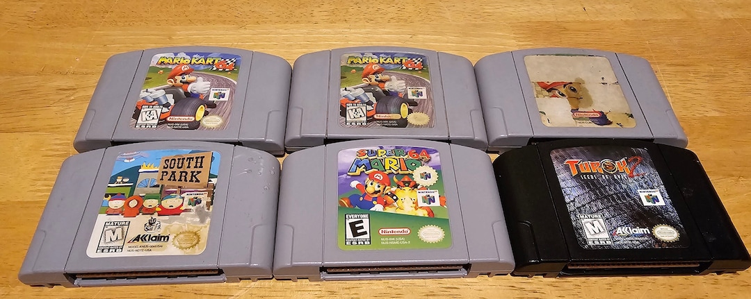 Authentic N64 Games - Etsy