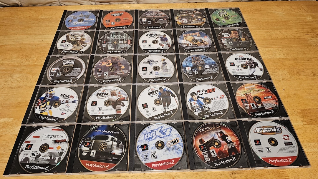 Playstation 2 Games Disc Only - Choose Your Games! - Etsy