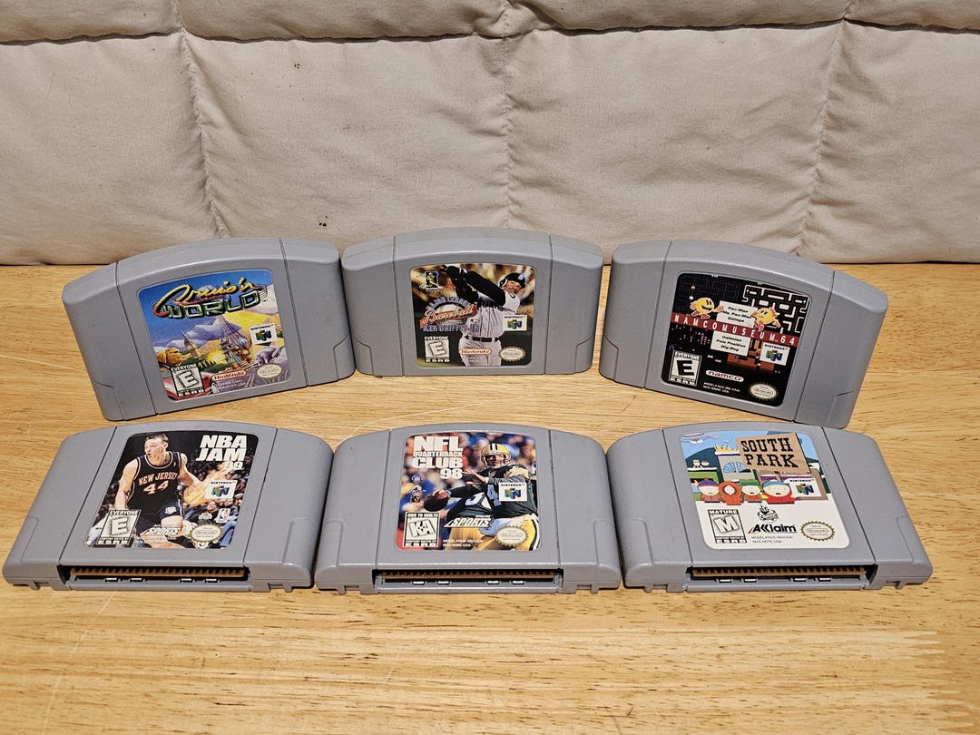 Authentic N64 Games - Etsy