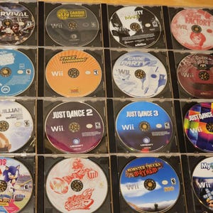 Wii Games Disc Only (titles A-M) - Choose Your Games! - Etsy