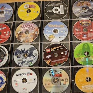 Wii Games Disc Only (titles A-M) - Choose Your Games! - Etsy