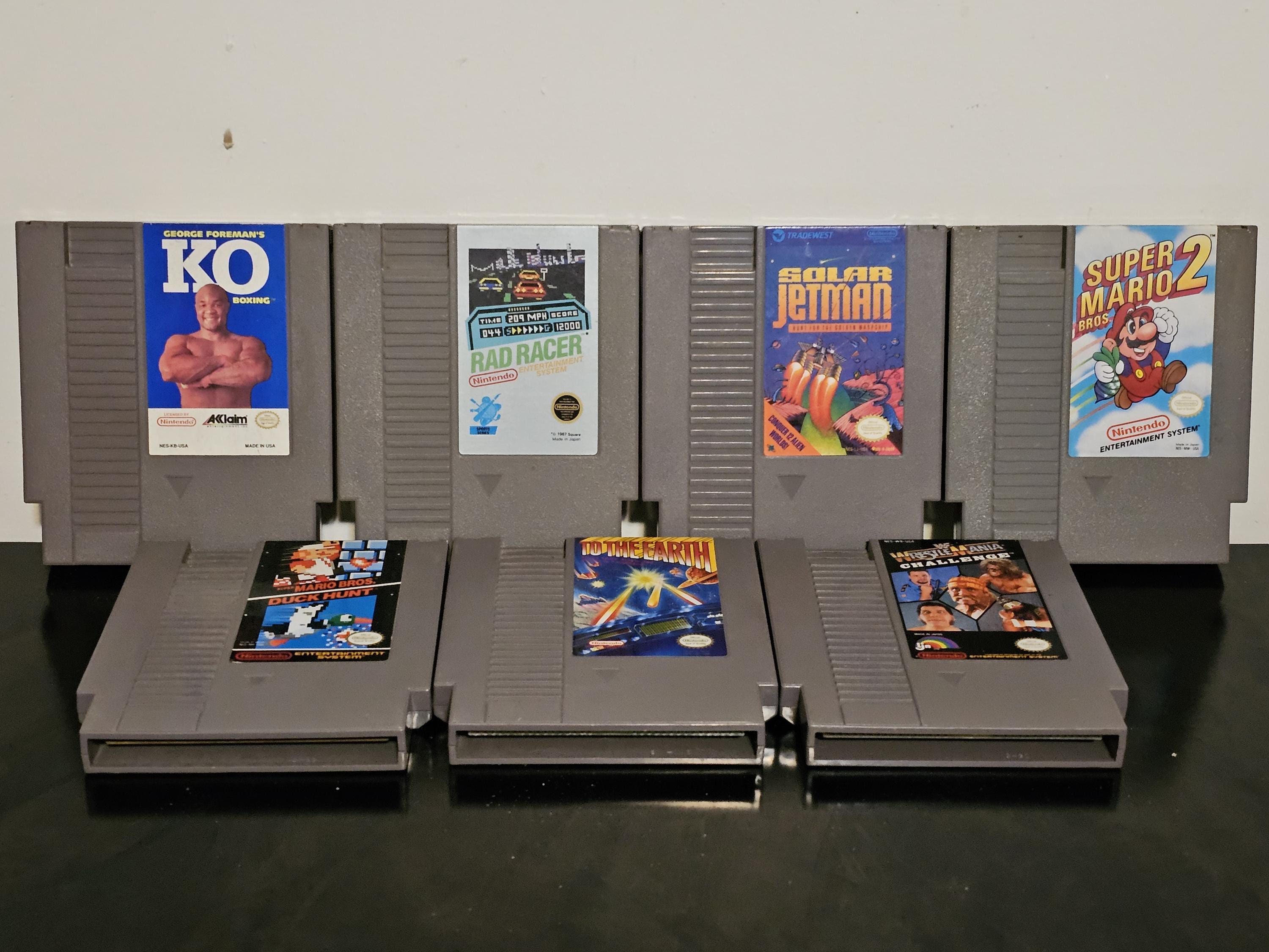 Authentic NES Games - Good Condition - Etsy