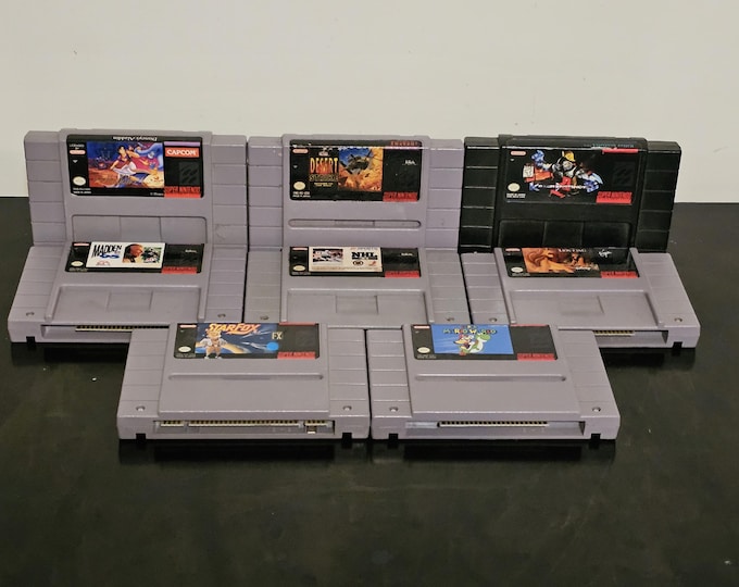 Authentic SNES Games - Good Condition - Etsy