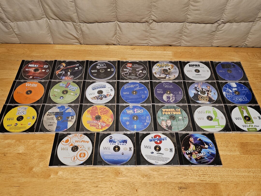 Wii Games Disc Only (titles N-Z) - Choose Your Games! - Etsy