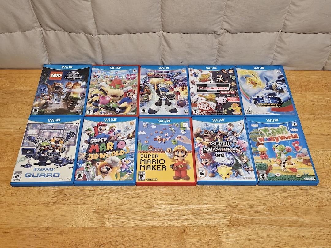 Wii U Games- Choose Your Games! - Etsy