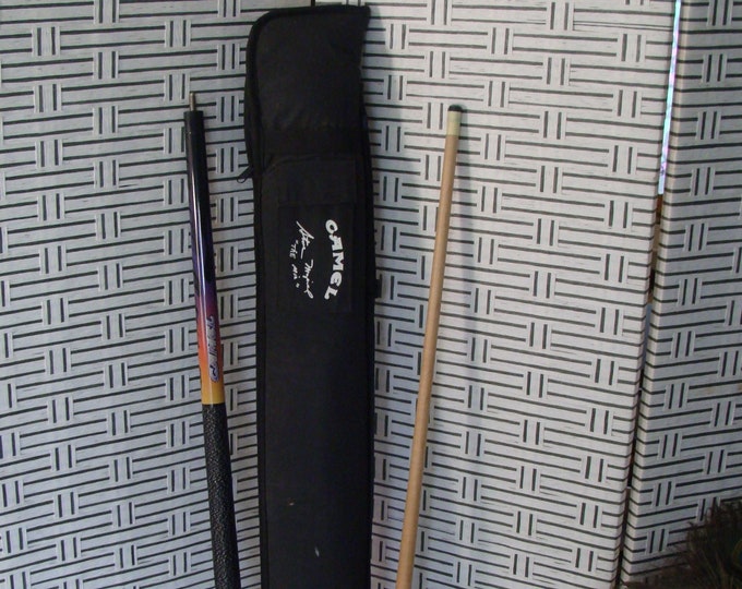 Vintage Steve Mizerak, Camel Pool Cue With Soft Case. - Etsy