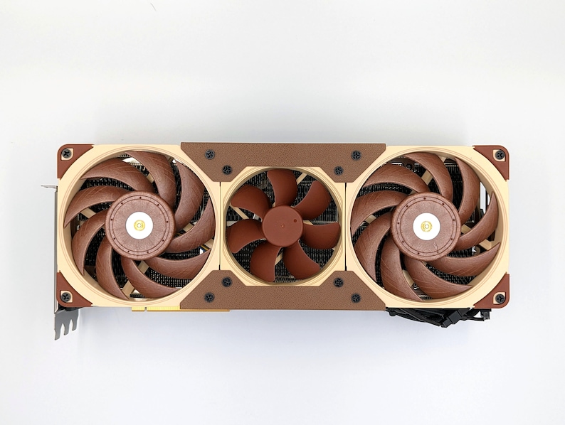 MSI Suprim X RTX 4090 Video Card Fan Shroud Deshroud 120mm Fan Bracket ...