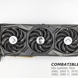 MSI Gaming Trio RTX 3000 and Radeon 6800 Series Video Card Fan Shroud ...