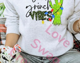 Bad Grinch Vibes Png - Etsy