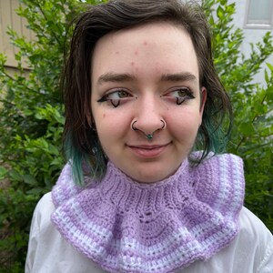 Crochet Clown Collars, Handmade, Mime, Cottage Core, Goth, Perfect for ...