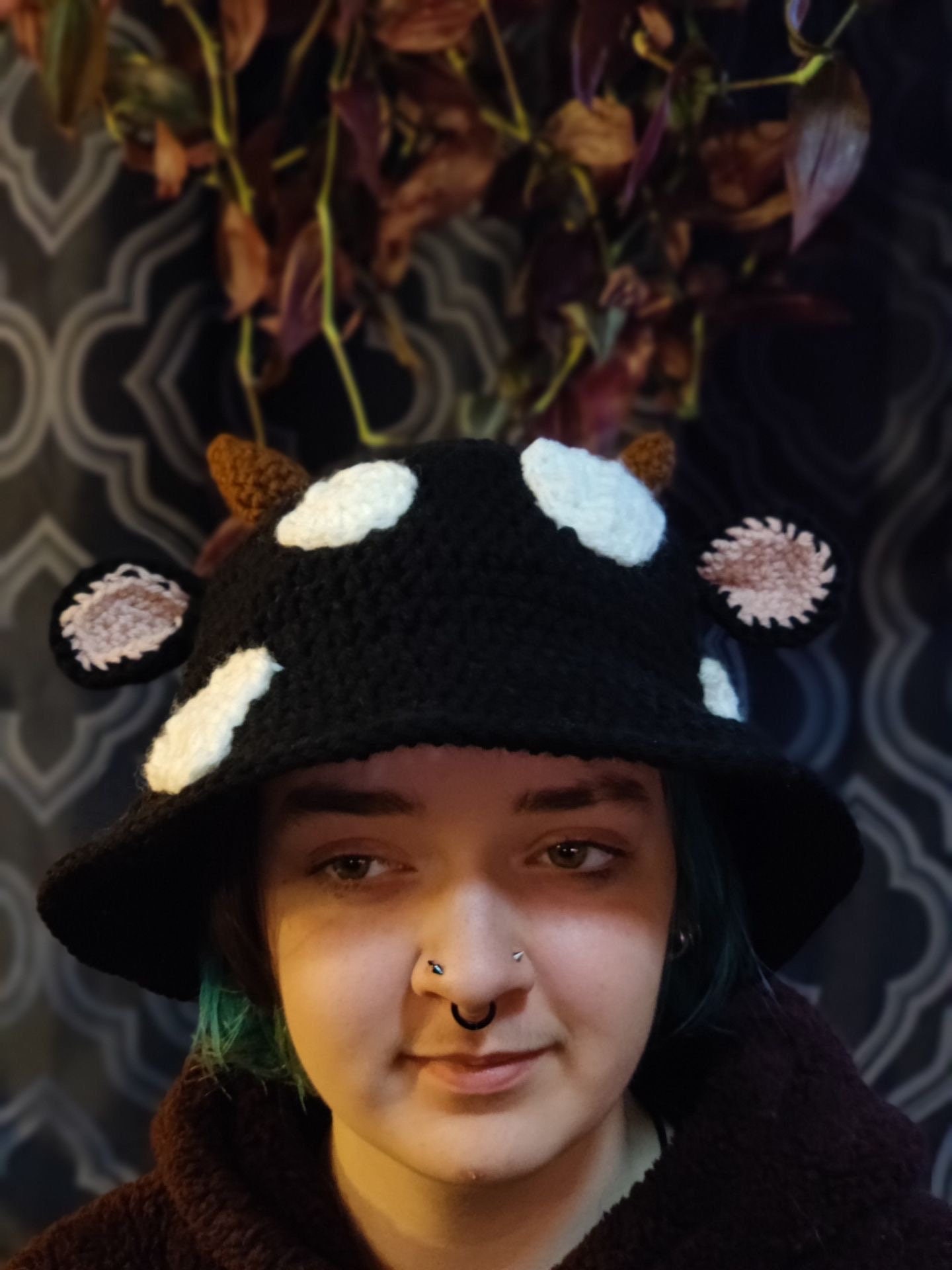 Crochet Cow Bucket Hats Standard Cow Inverted Cow Optional - Etsy