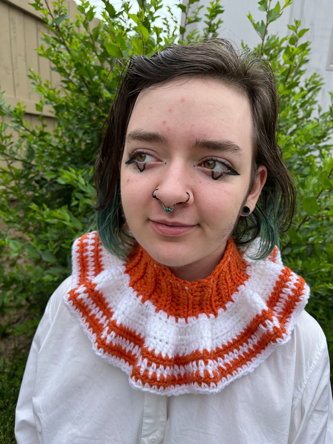 Crochet Clown Collars, Handmade, Mime, Cottage Core, Goth, Perfect for ...