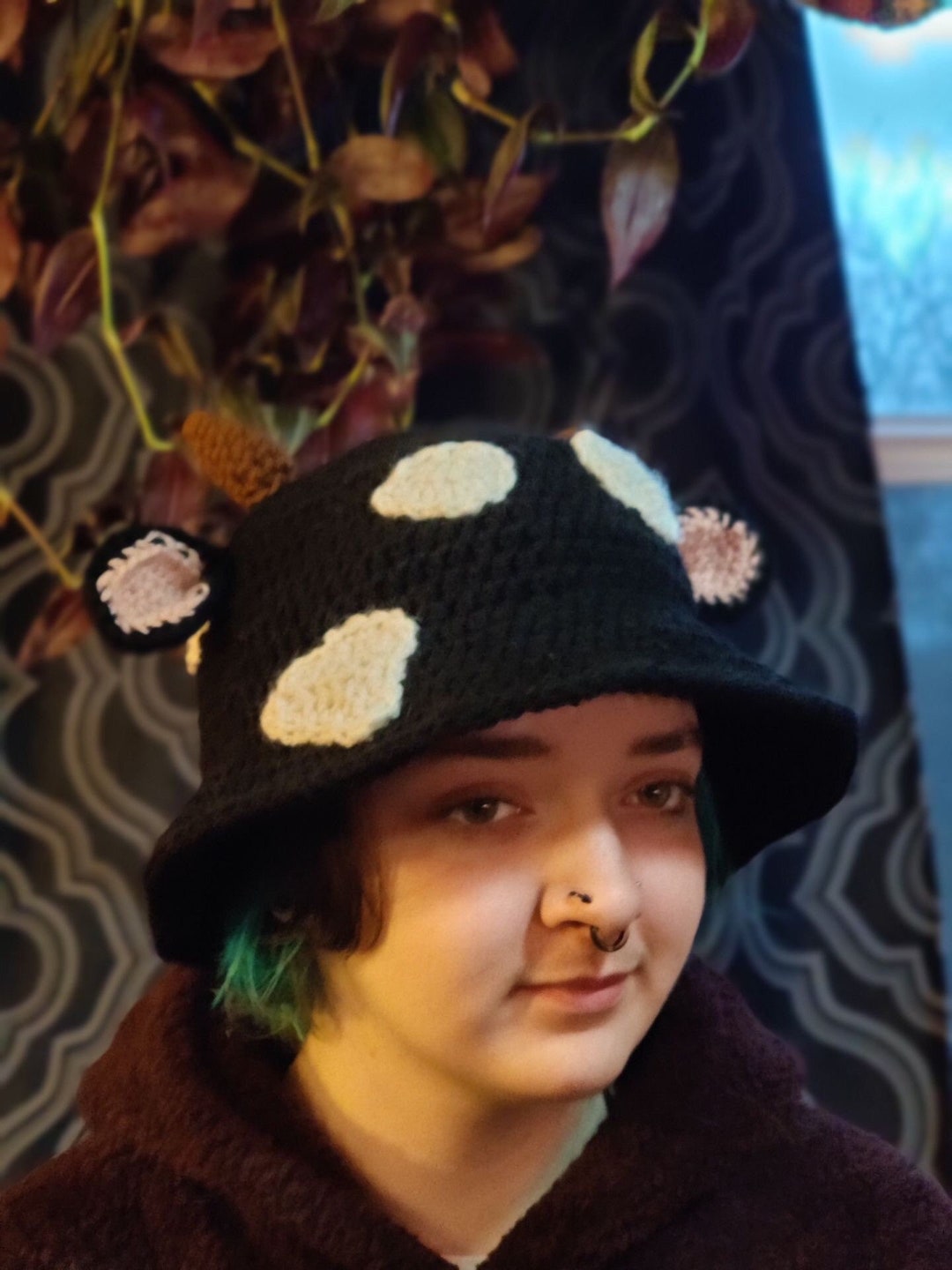 Crochet Cow Bucket Hats Standard Cow Inverted Cow Optional - Etsy