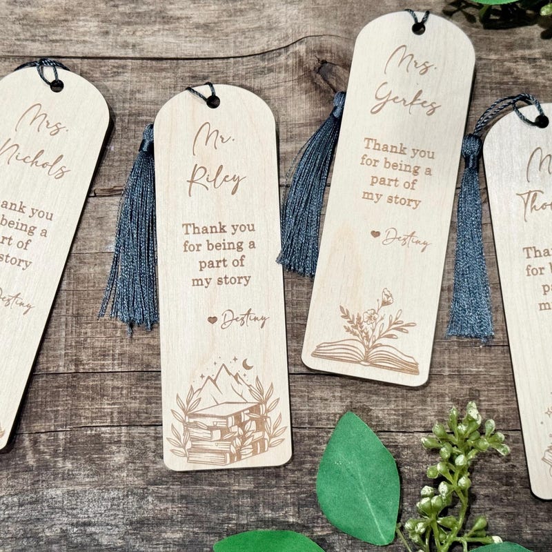 Thank You Bookmark - Etsy