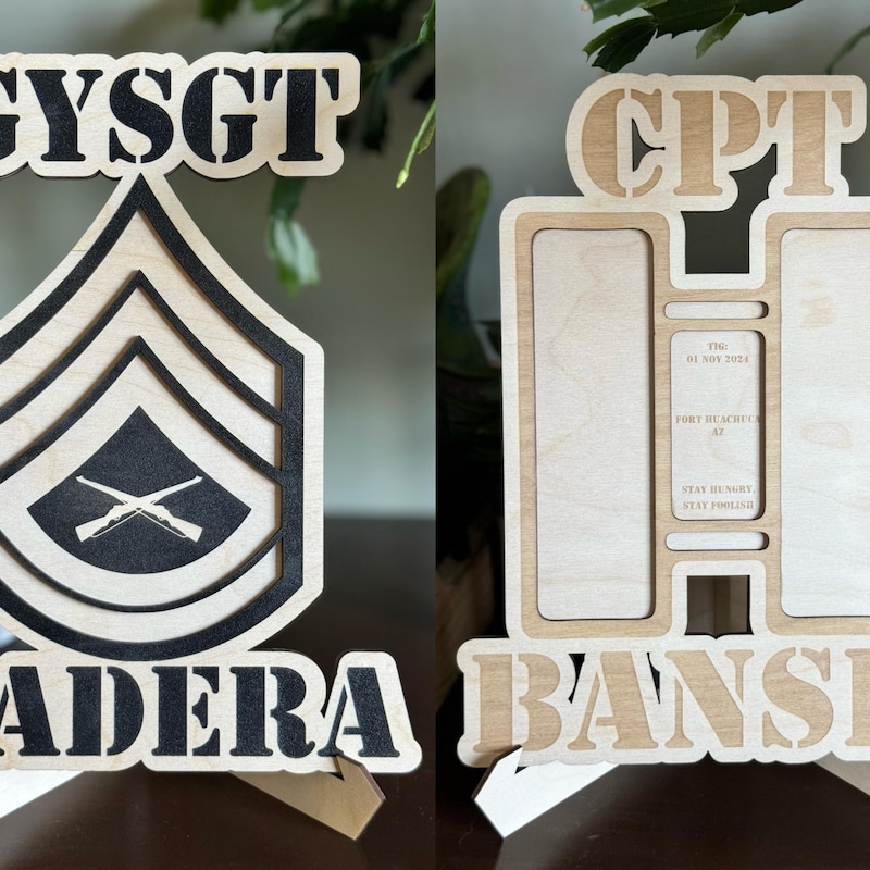 Custom Rank Sign - Etsy