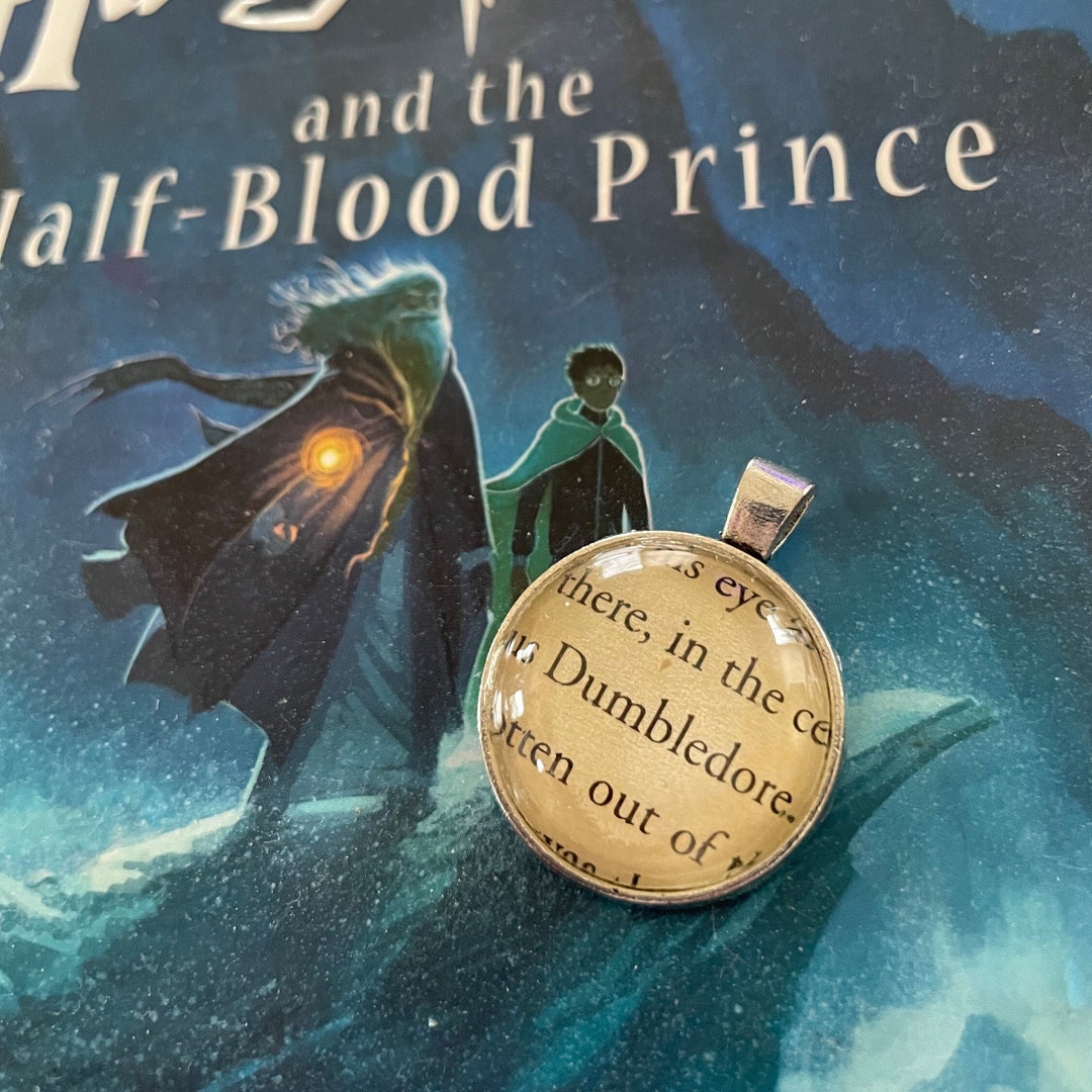 Dumbledore Pendant Necklace Made From Upcycled Harry Potter Book Pages ...